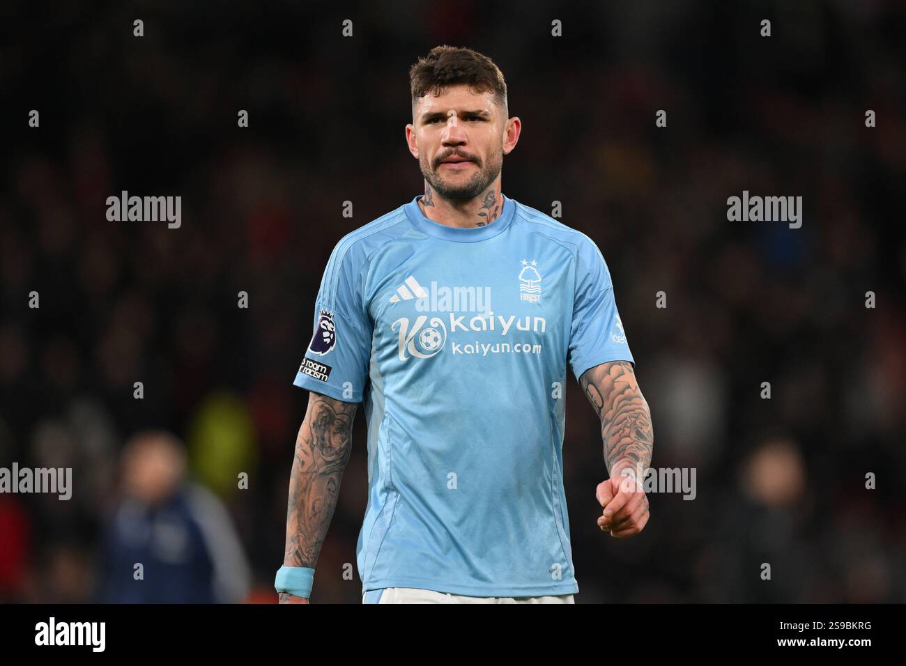 Morato of Nottingham Forest looking dejected after defeat during the ...
