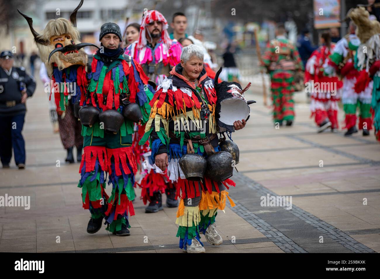 Pernik, Bulgaria - January 24, 2025: 31st Anniversary Masquerade ...
