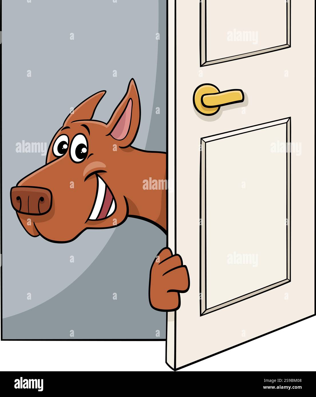 Sneak dog Stock Vector Images - Alamy