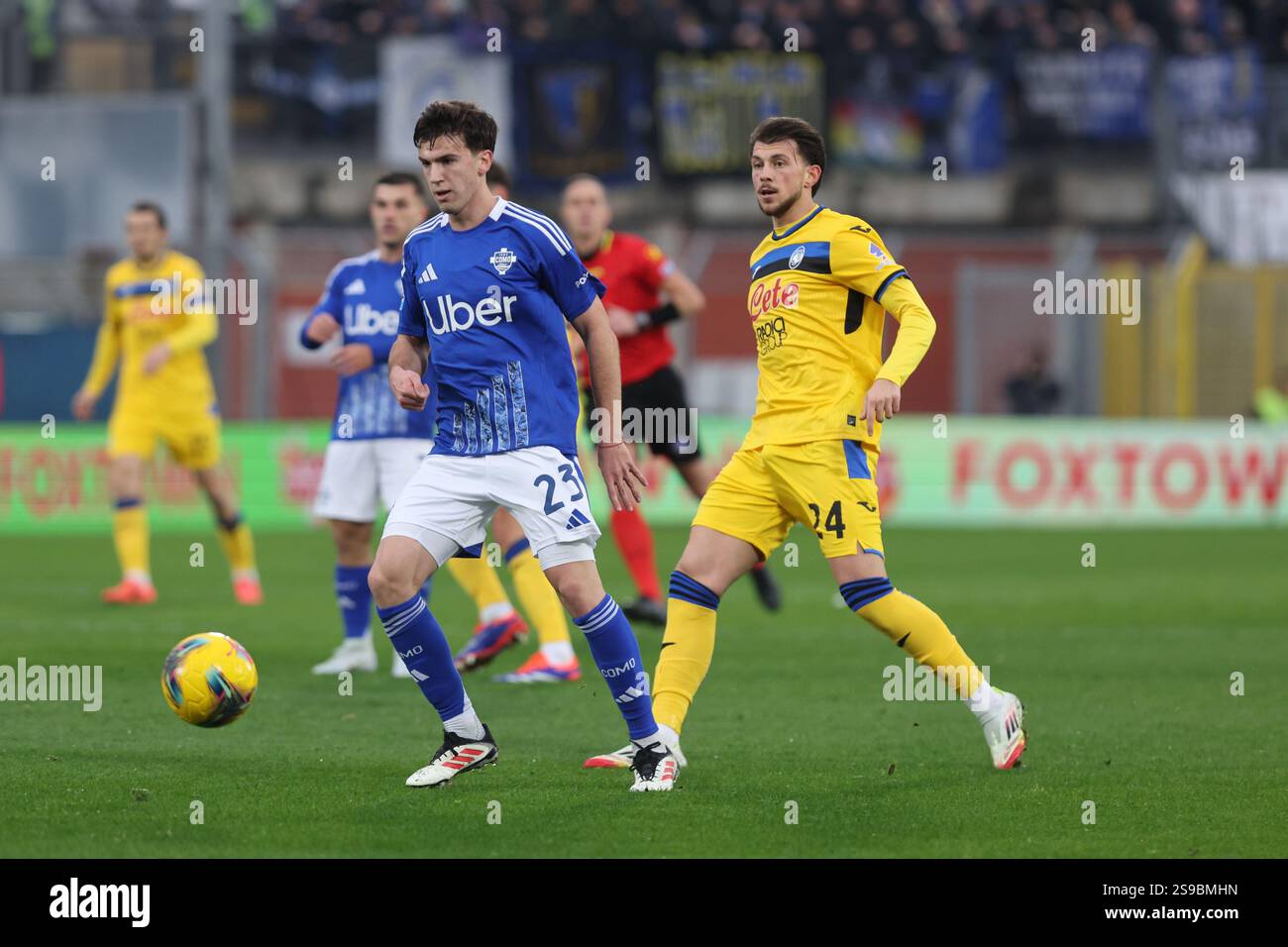 Como 1907's Maximo Perrone in action during the Serie A Enilive 2024/ ...