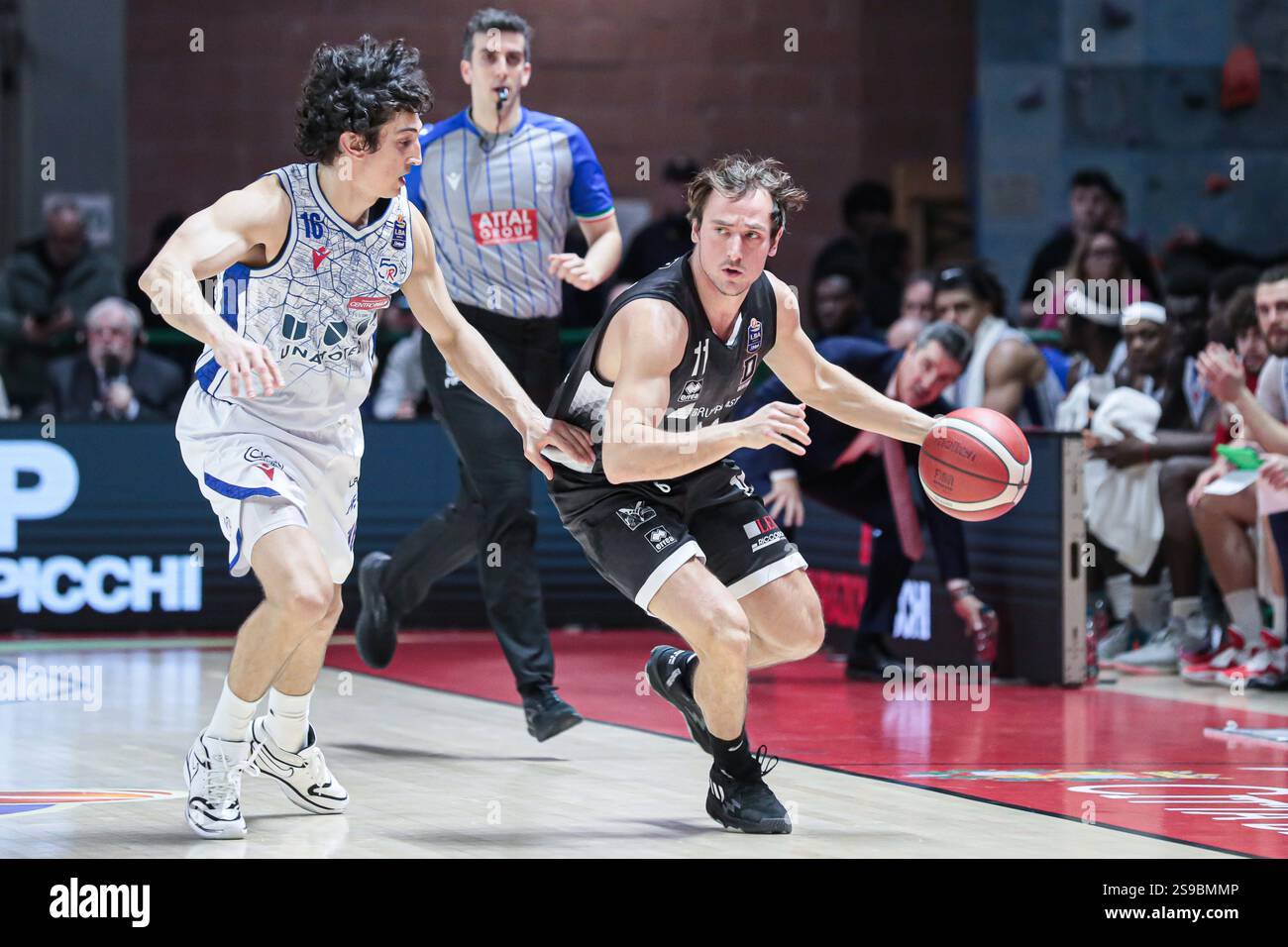 # 11 Denegri Davide (Bertram Derthona Basket Tortona) during Bertram Derthona Tortona vs ...