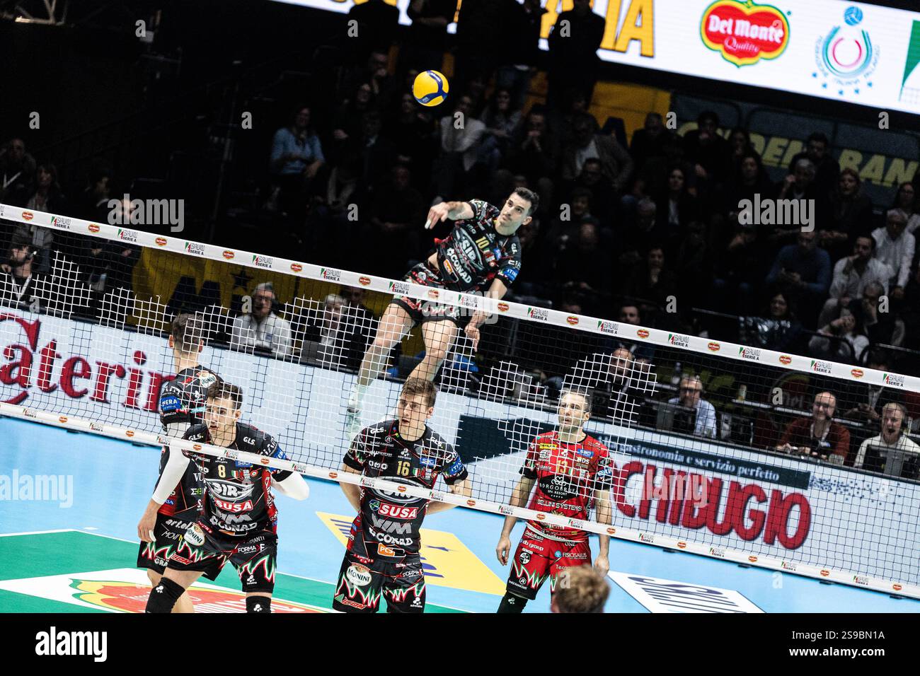 BEN TARA Wassim starting the point during Del Monte Coppa Italia - Sir ...