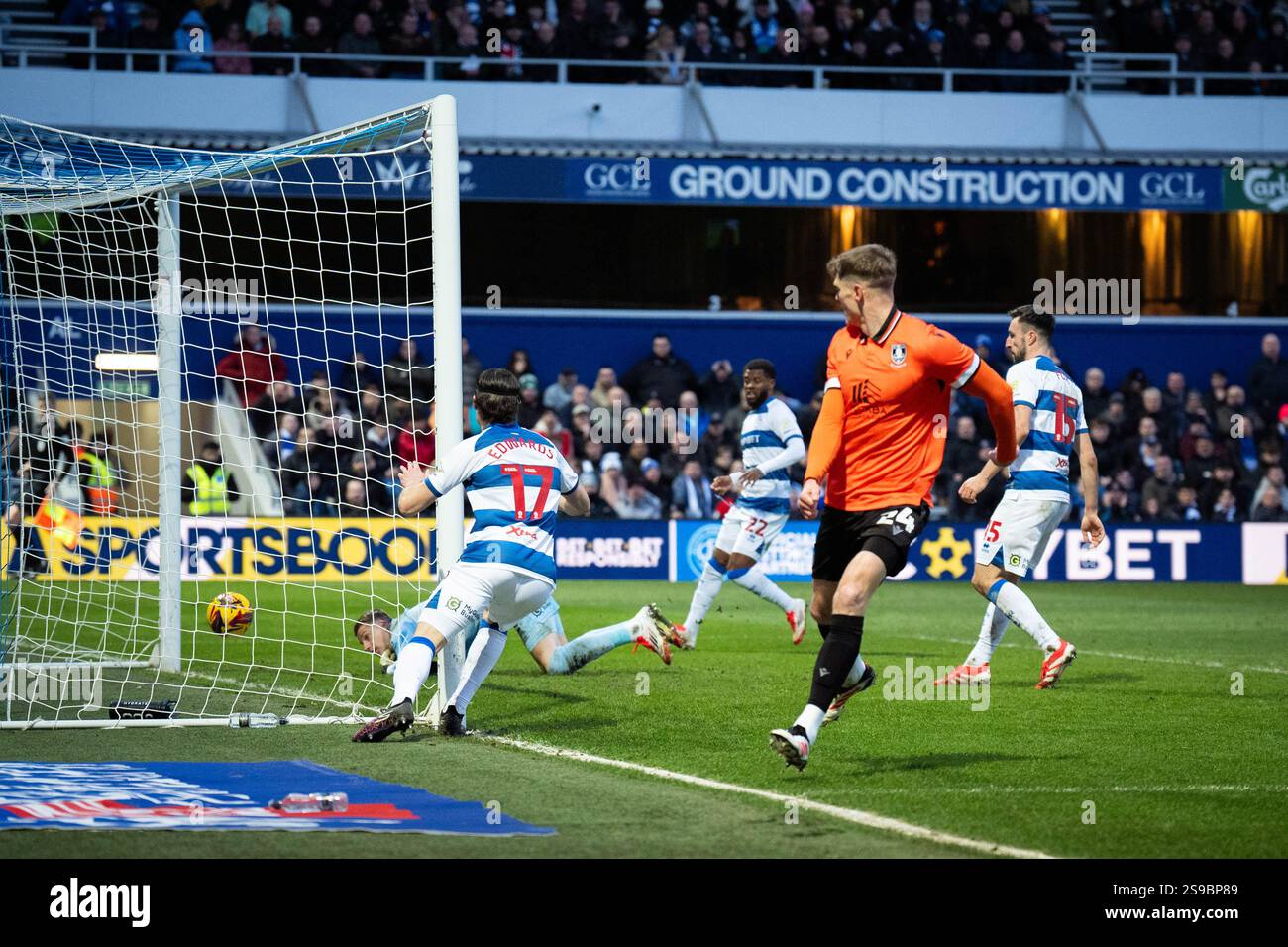 Sheffield Wednesday's Michael Smith scores their side's first goal of ...