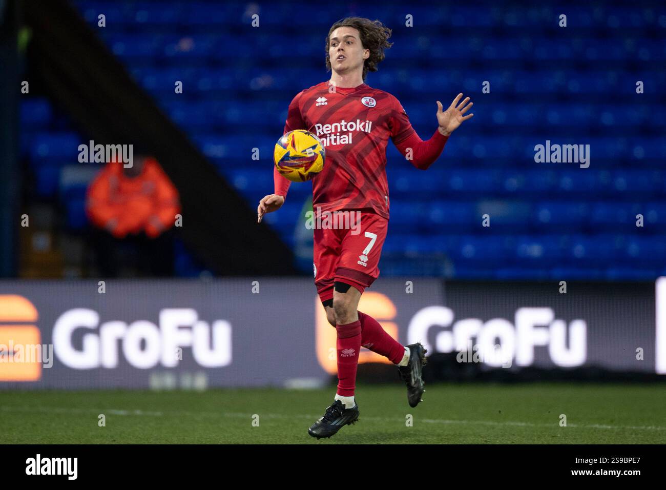 Harry Forster #7 of Crawley Town FC in action during the Sky Bet League ...