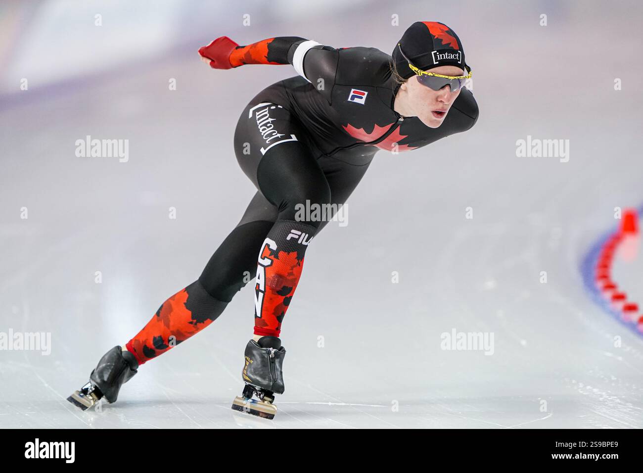 CALGARY, CANADA - JANUARY 25: Alexa Scott of Canada competing during ...
