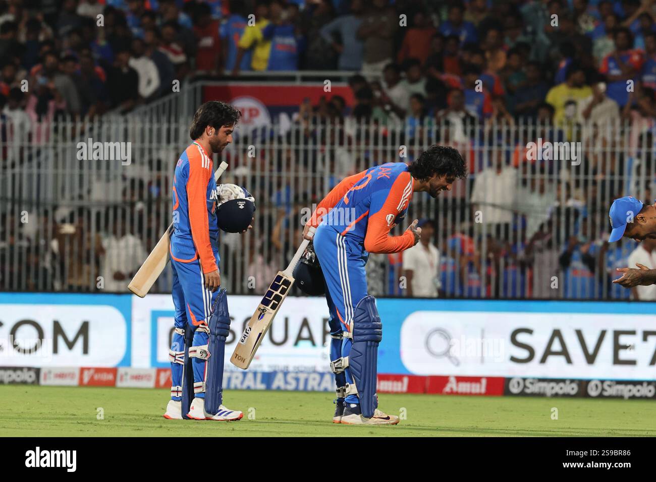 January 25, 2025, Chennai, Tamil Nadu, India: Cricket: India Vs England ...