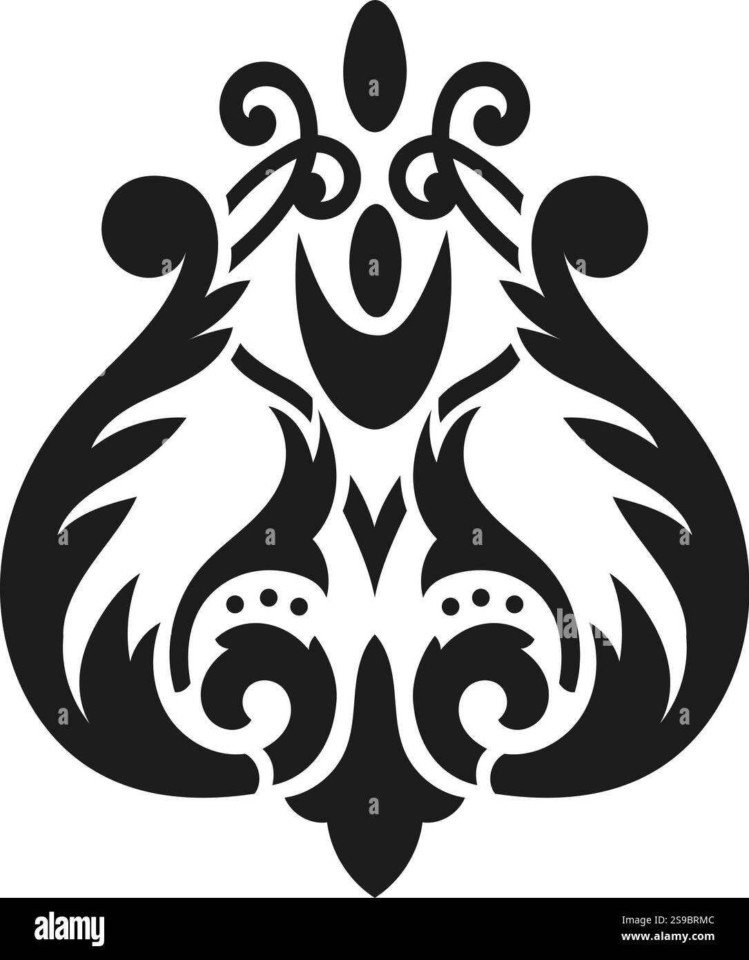 Victorian damask design hi-res stock photography and images - Alamy