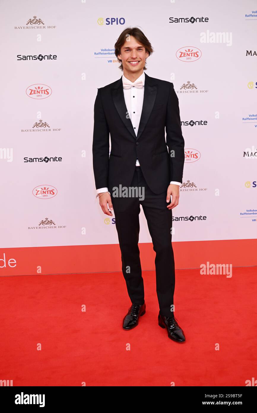 25 January 2025, Bavaria, Munich: German Film Ball. Arne-Carlos ...