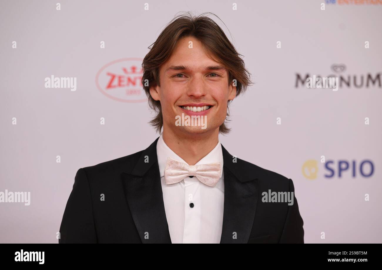 25 January 2025, Bavaria, Munich: German Film Ball. Arne-Carlos ...