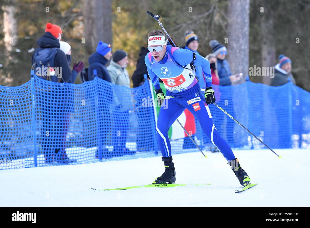 ANTHOLZ-ANTERSELVA, ITALY - JANUARY 25: Jaakko Ranta of Finland ...