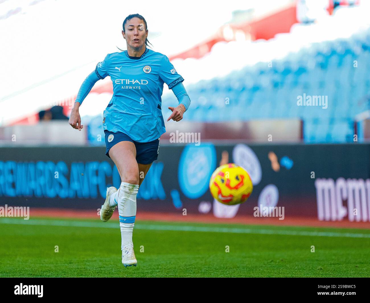 Villa Park Stadium, England 25th January 2025: Leila Ouahabi (15 ...