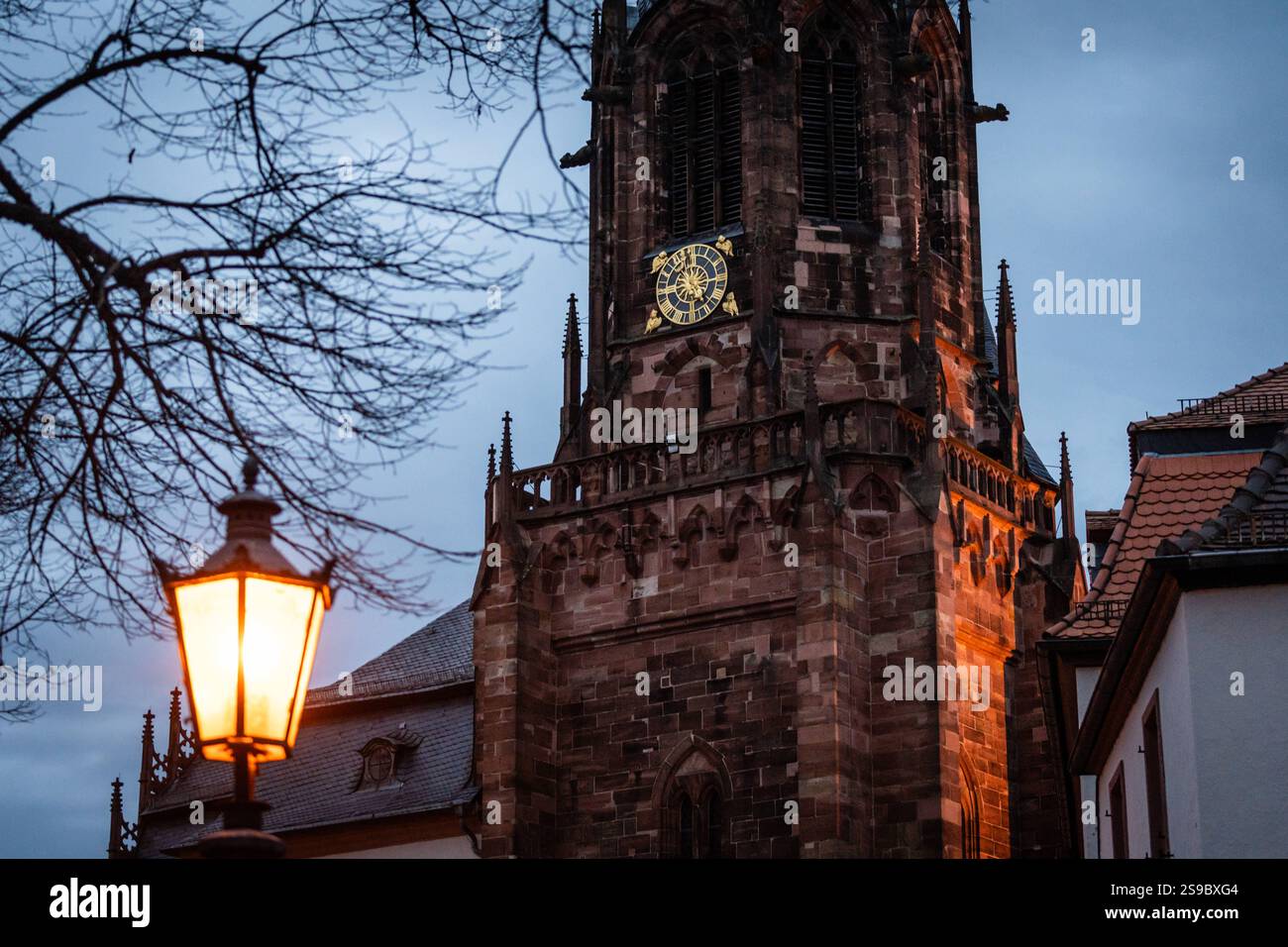 Aschaffenburg, Bavaria, Germany - January 25, 2025: On Sunday, January ...