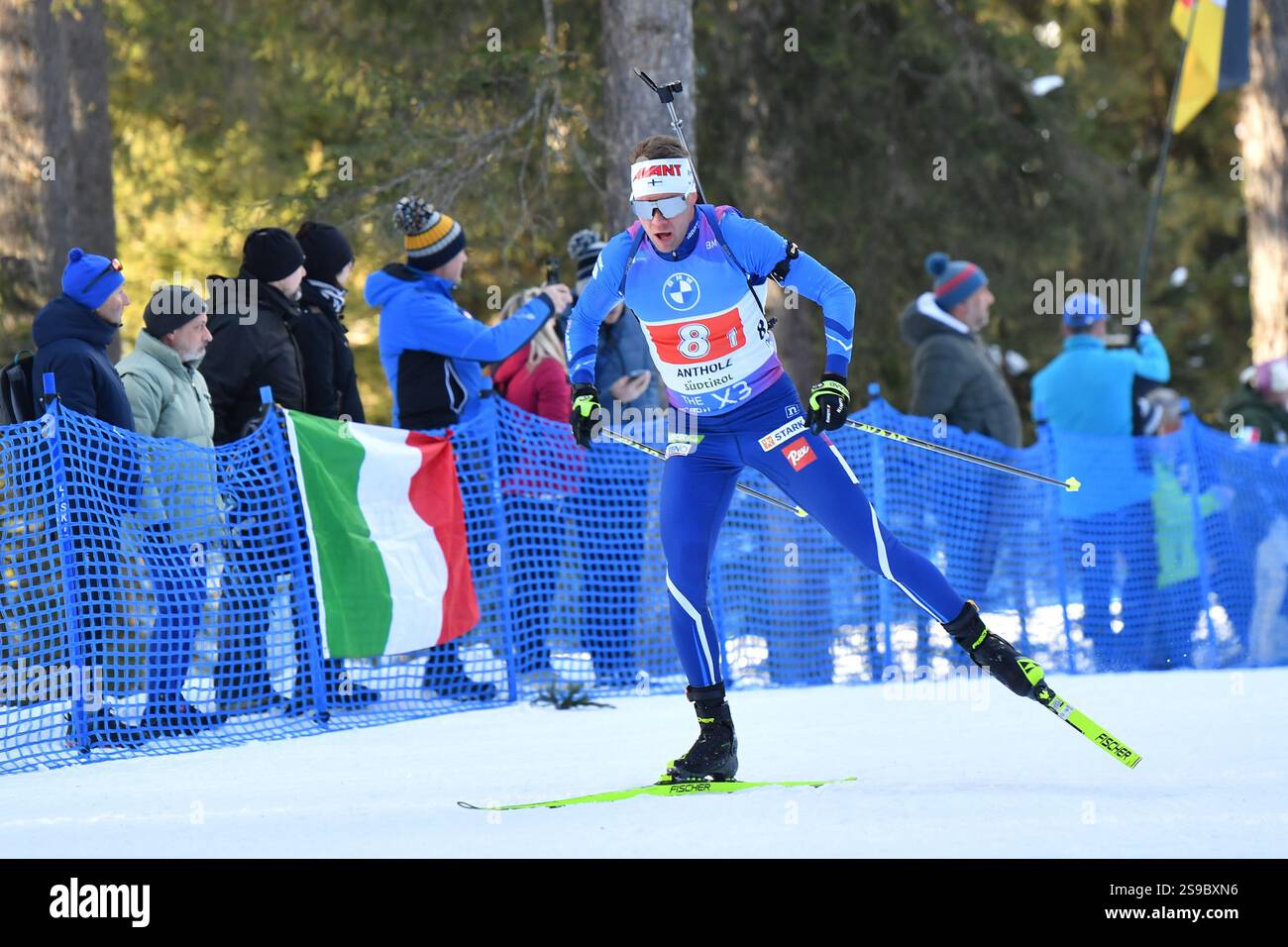 ANTHOLZ-ANTERSELVA, ITALY - JANUARY 25: Jaakko Ranta of Finland ...