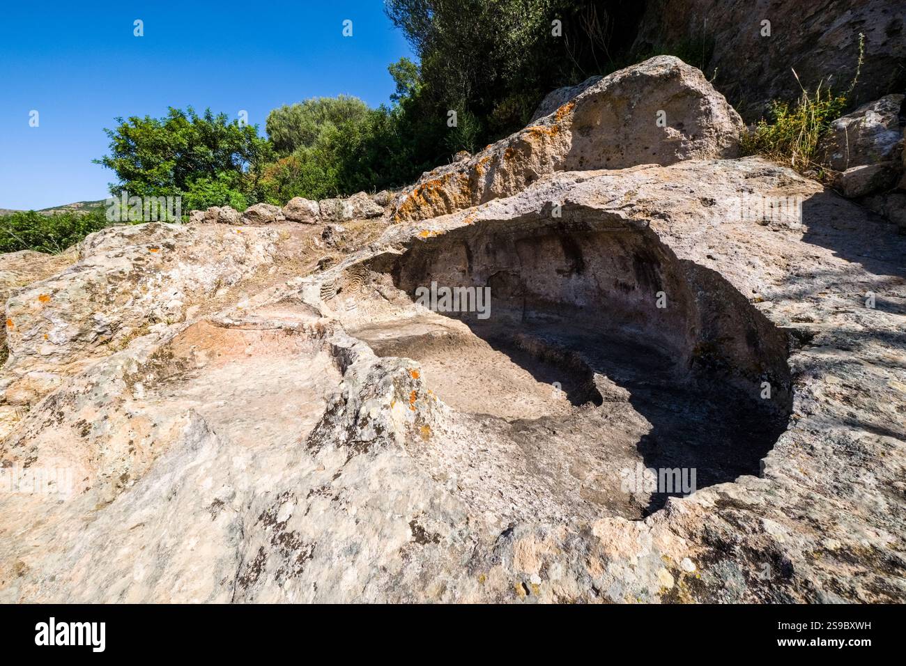 Tomba delle spirali, part of the archaeological site Necropolis of ...