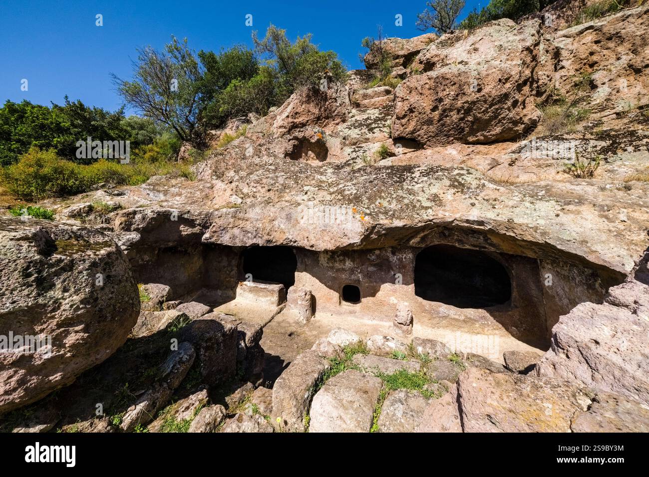 Tomb 33, part of the archaeological site Necropolis of Montessu, an ...