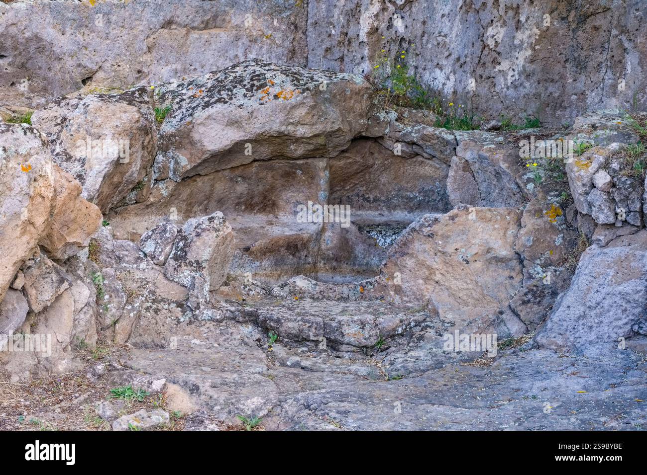 Tomb 4, part of the archaeological site Necropolis of Montessu, an ...
