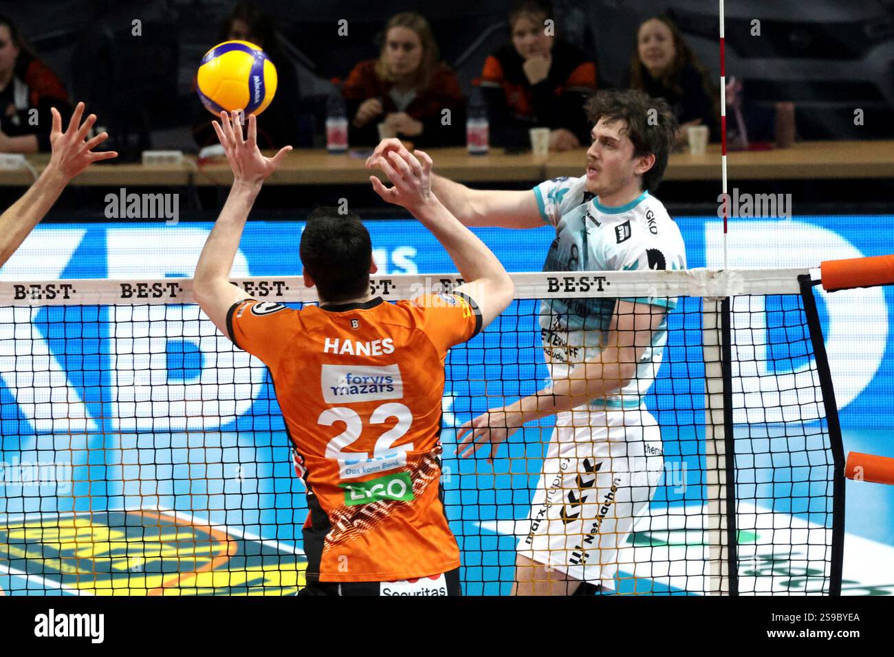 25.01.2025, Max-Schmeling-Halle, Berlin, DEU, DVV, 1.VBL, BR Volleys vs ...