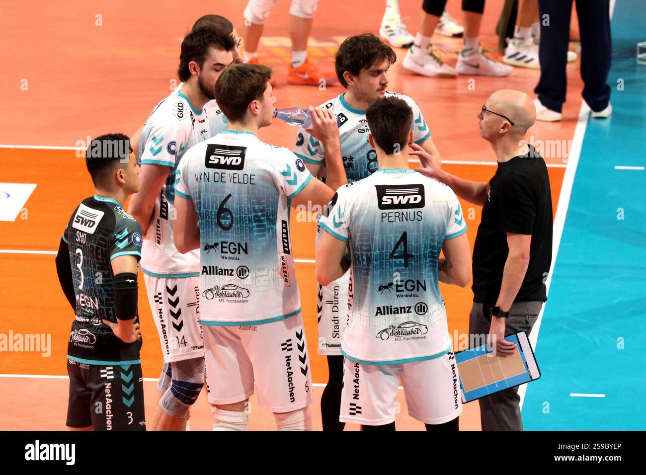 25.01.2025, Max-Schmeling-Halle, Berlin, DEU, DVV, 1.VBL, BR Volleys vs ...