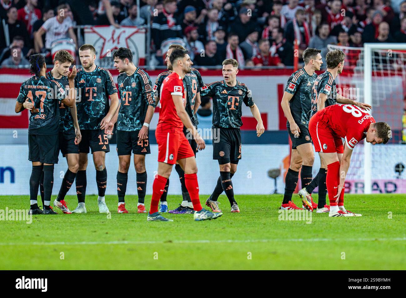 25.01.2025, SC Freiburg vs. FC Bayern München, 1. Bundesliga, 19 ...