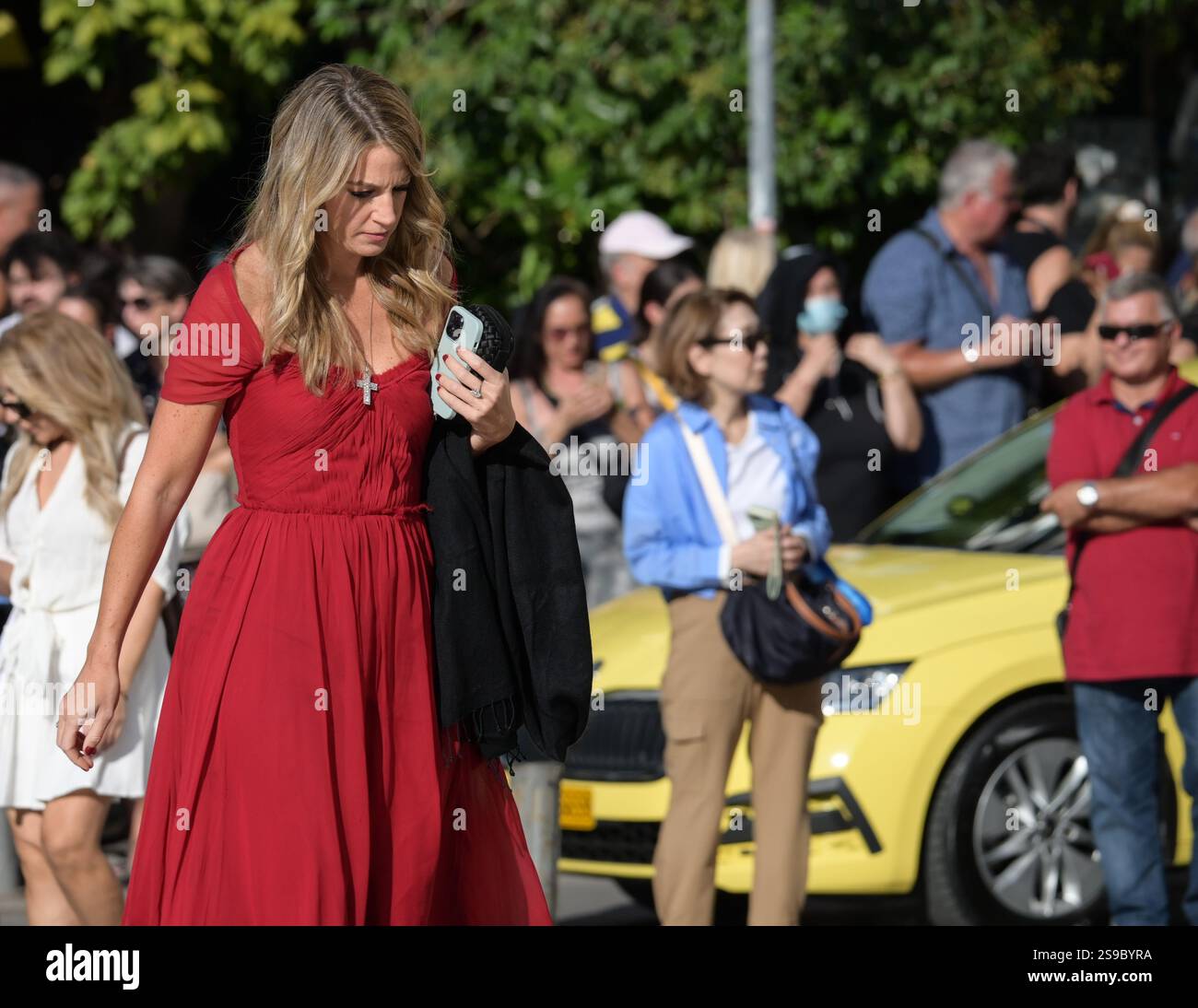Athens, Greece. 28 September 2024. Chrysi Vardinogianni attends the ...