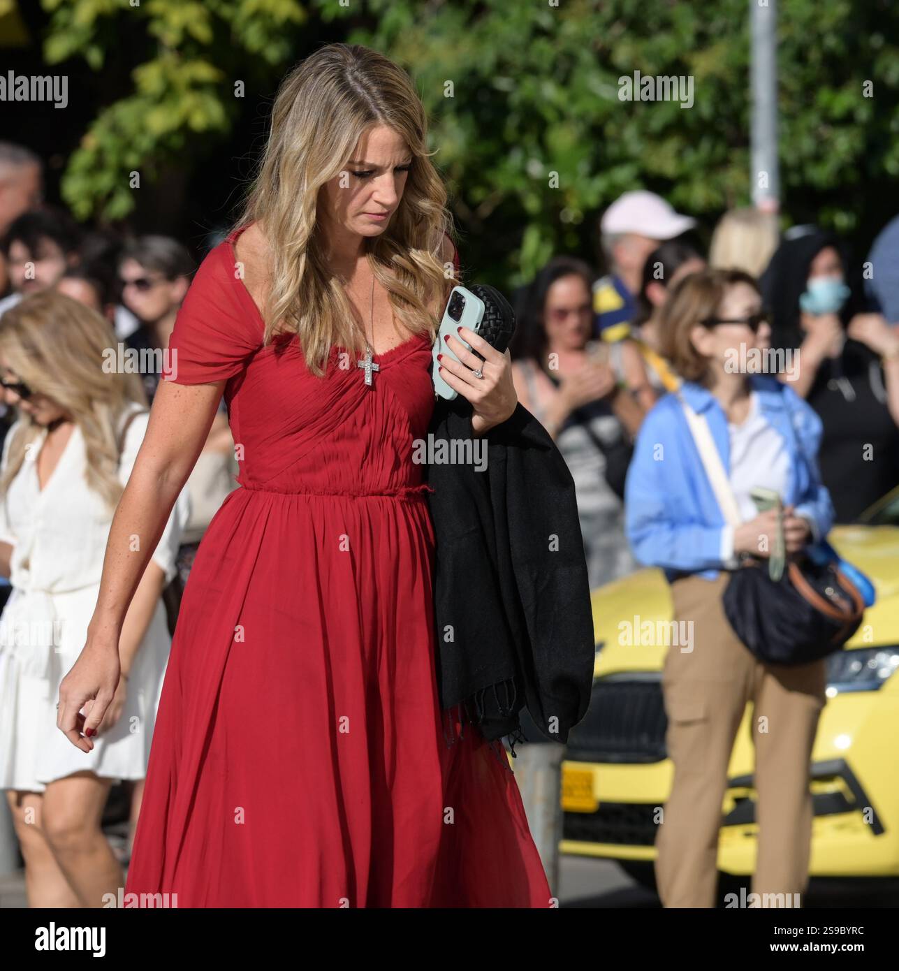 Athens, Greece. 28 September 2024. Chrysi Vardinogianni attends the ...
