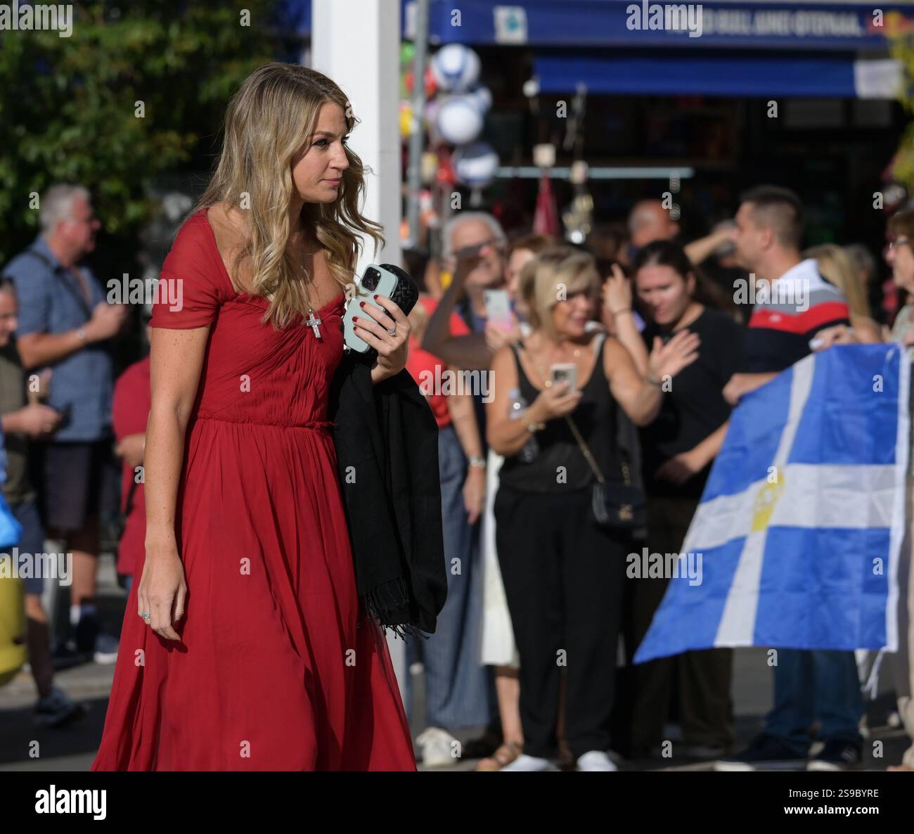 Athens, Greece. 28 September 2024. Chrysi Vardinogianni attends the ...
