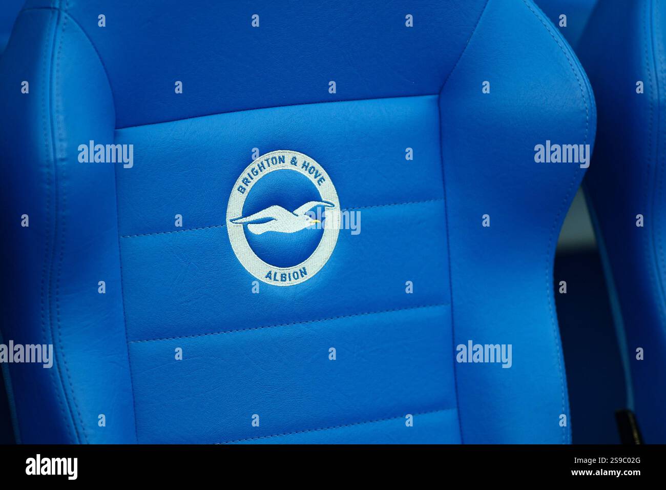 Brighton, England, January 25th 2025: Brighton & Hove Albion badge ...