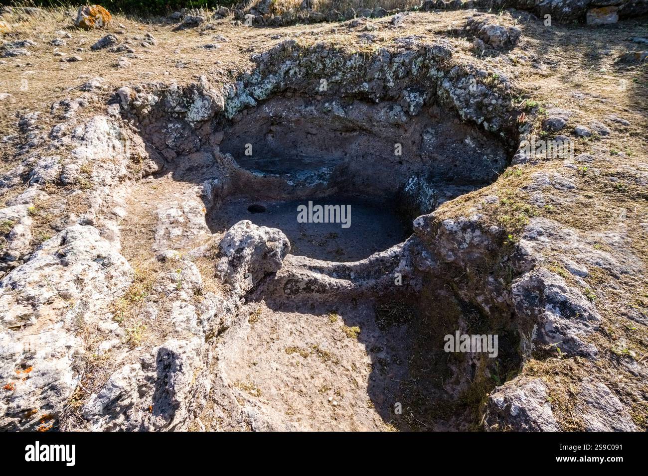 Tomb 11, part of the archaeological site Necropolis of Montessu, an ...