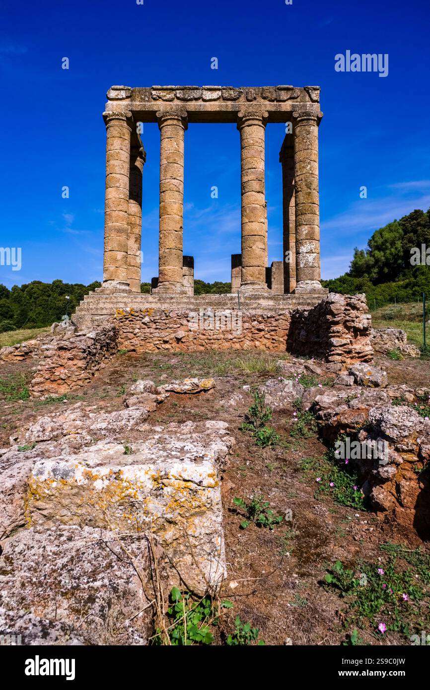 Ruins of the the Tempio di Antas, an ancient Carthaginian-Roman temple ...
