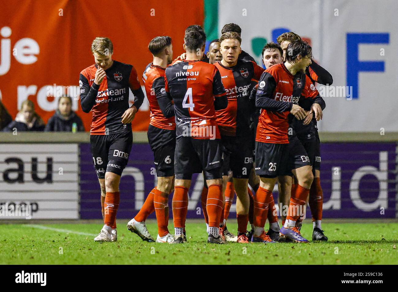 GROESBEEK, 24-01-2025, Sportpark Zuid, Betnation Divisie. Dutch Tweede ...