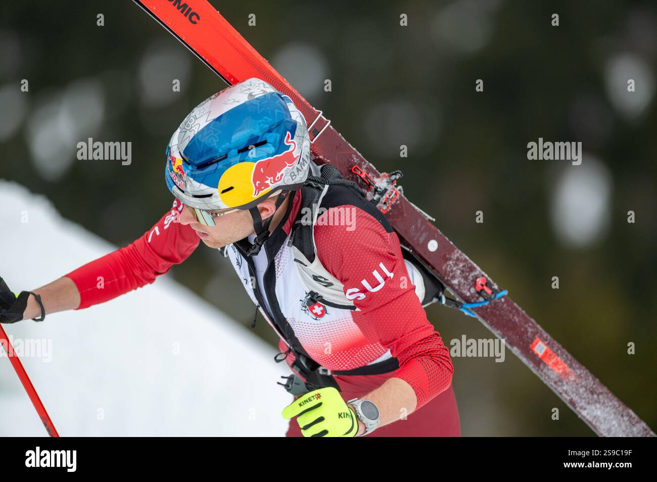 Pal, Andorra : 2025 January 25 : REMI BONNET of SWITZERLAND during the ...