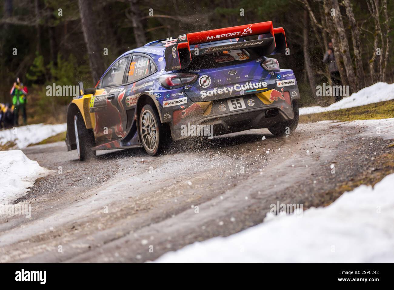 55 Joshua MCERLEAN, Eoin TREACY, Ford Puma Rally1, action during the ...