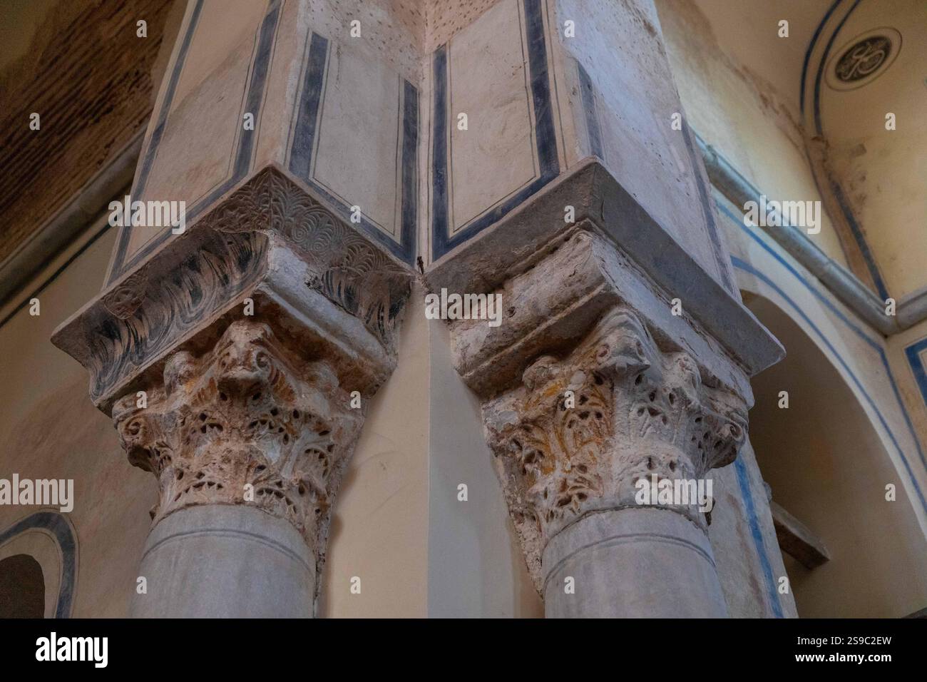 January 25, 2025: EDIRNE, TURKEY - JANUARY 25, 2025: Detail of Roman ...