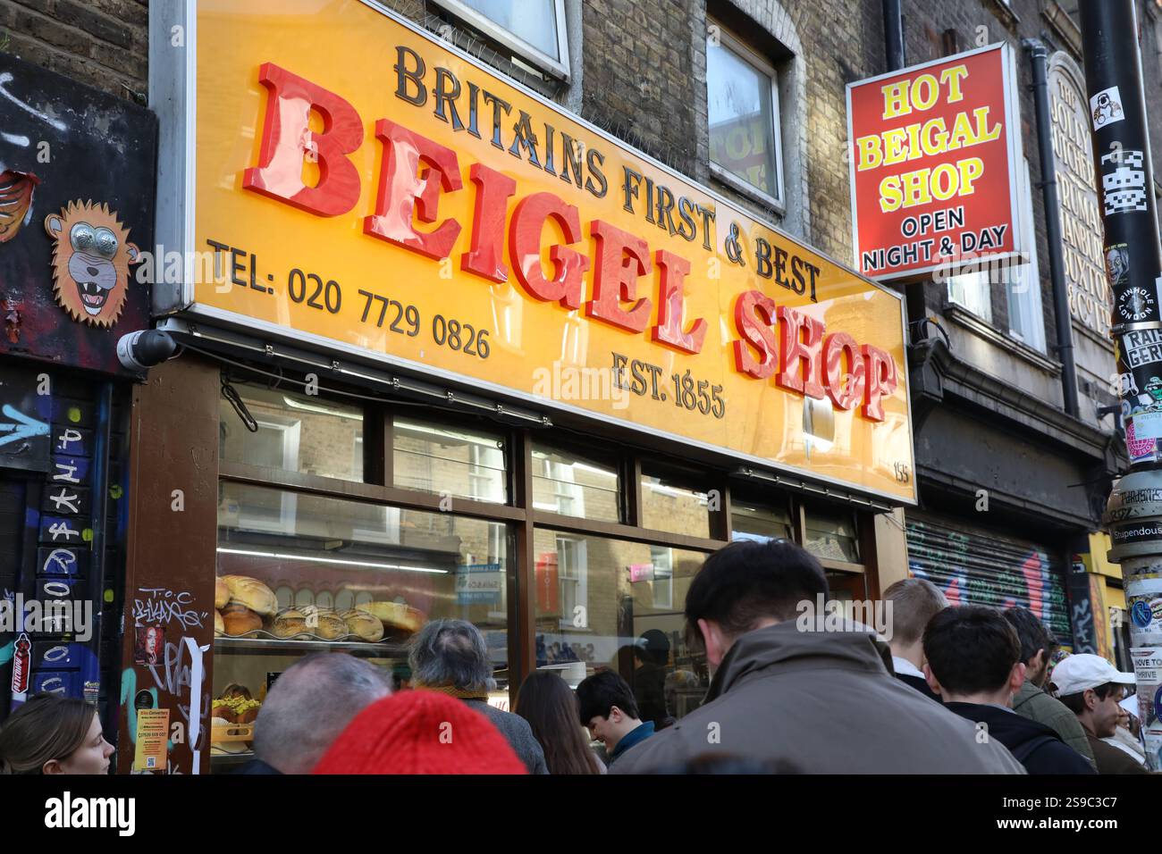 Beigel Shop. Oldest, first and original bagel bakery in Brick Lane ...