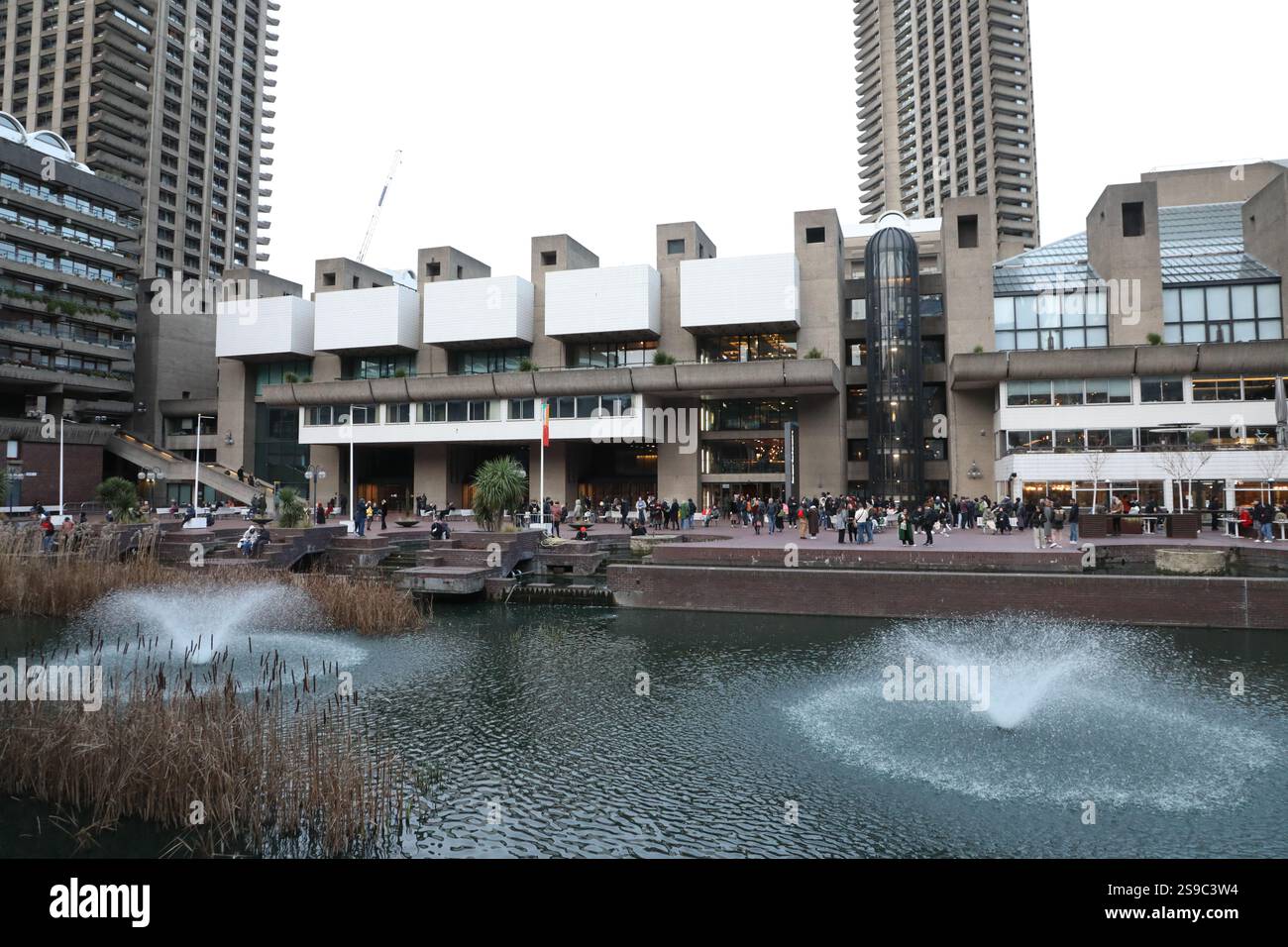 Barbican Centre in the Barbican Estate, City of London, England Stock ...