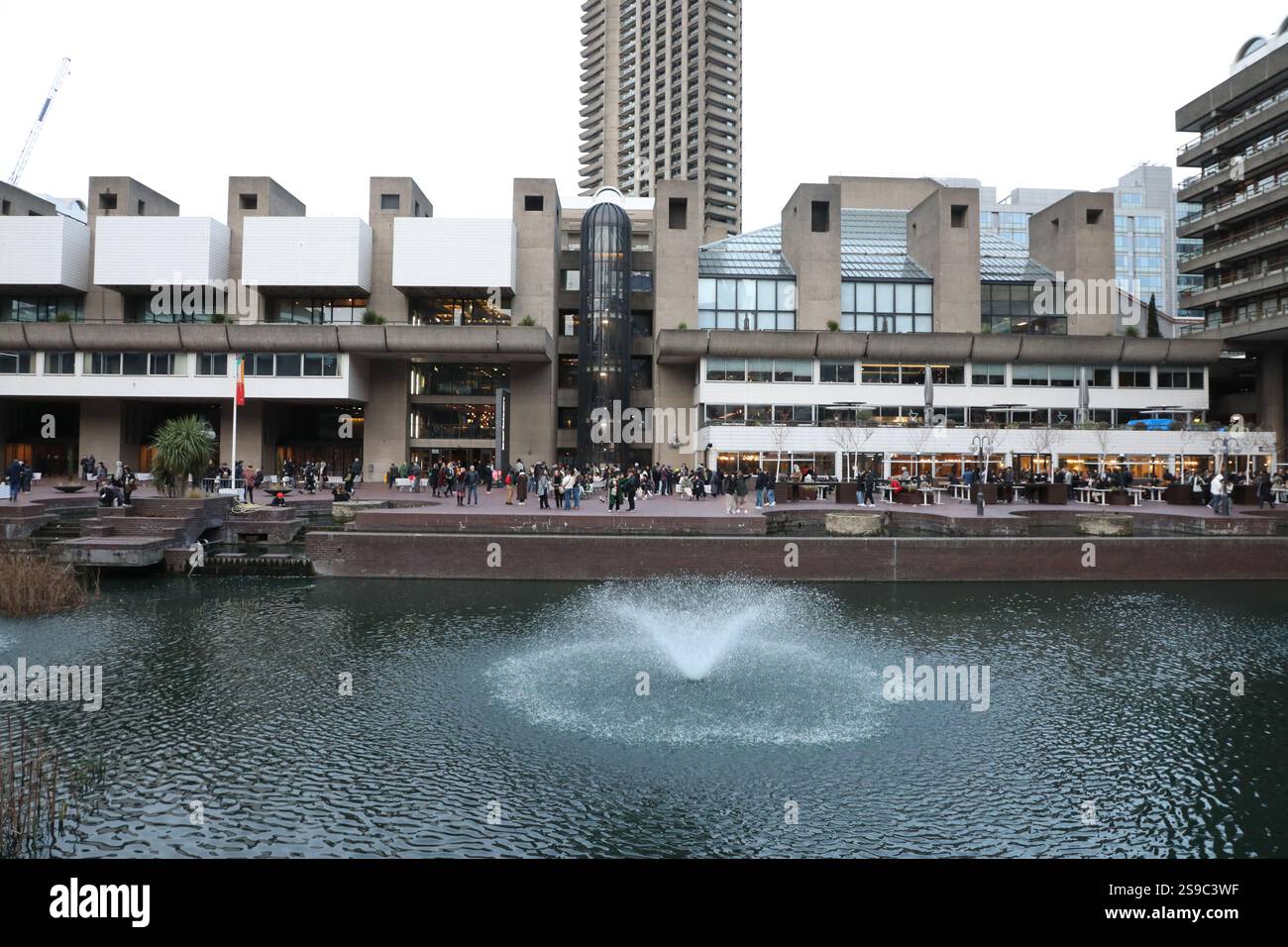 Barbican Centre in the Barbican Estate, City of London, England Stock ...
