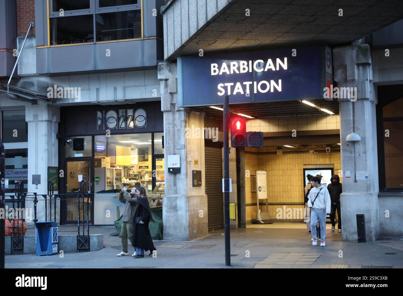 Barbican tube station in London, England Stock Photo - Alamy