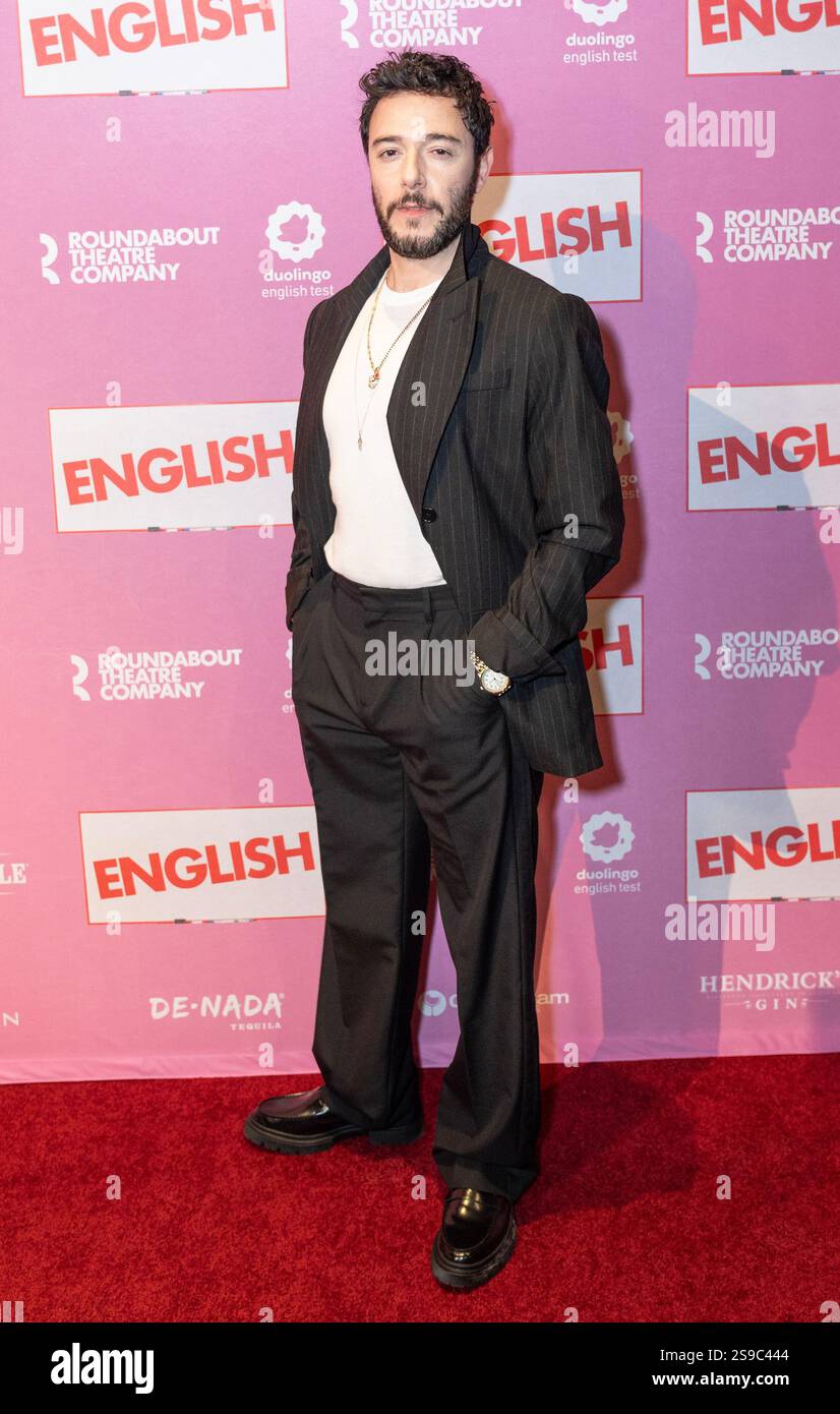 Hadi Tabbal attends Broadway Opening night of play 'English' produced ...