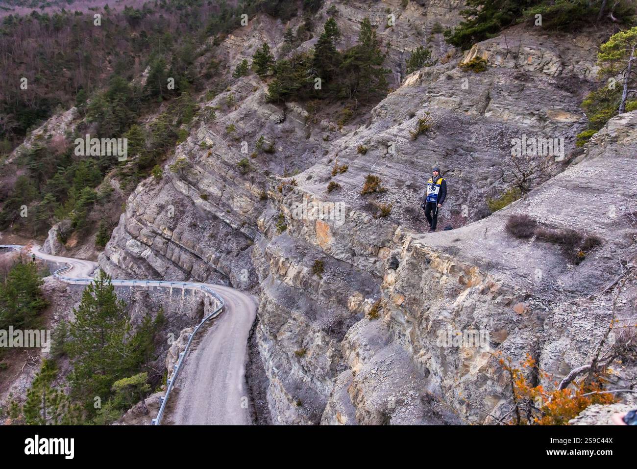 Media safe place during the Rallye Automobile Monte Carlo 2025, 1st ...