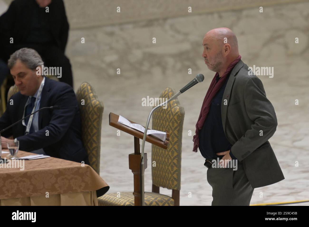 Aula Paolo VI, Roma, Italy, January 25, 2025, Jubilee of the World of ...