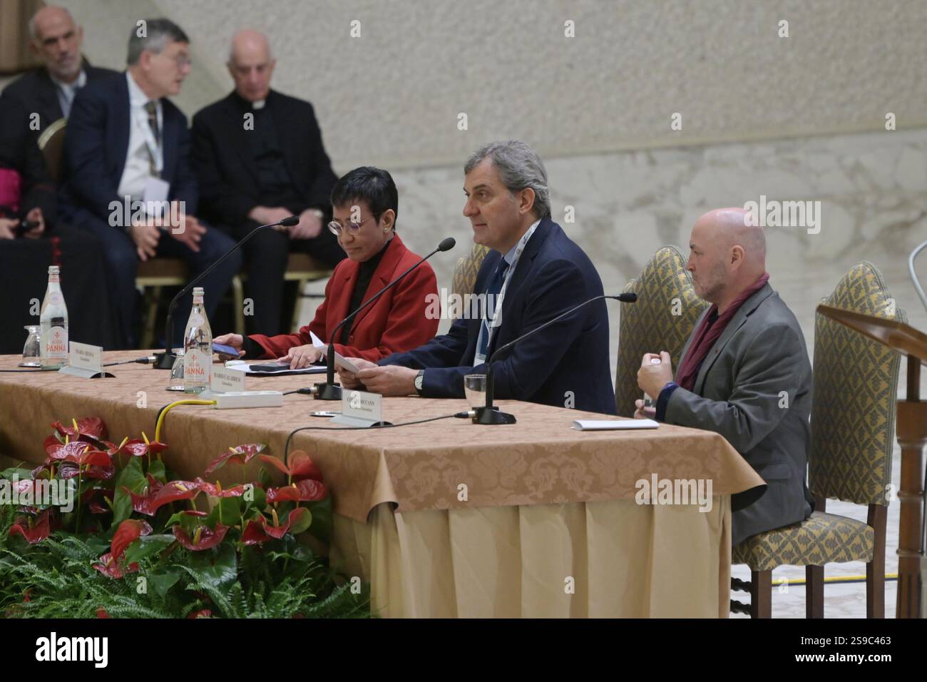 Aula Paolo VI, Roma, Italy, January 25, 2025, Jubilee of the World of ...