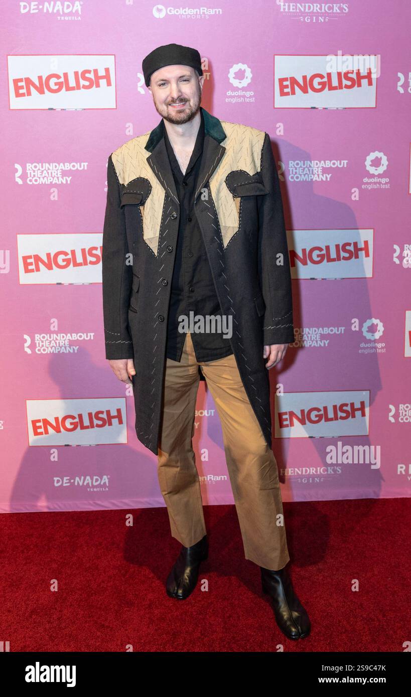 Knud Adams attends Broadway Opening night of play 'English' produced by ...