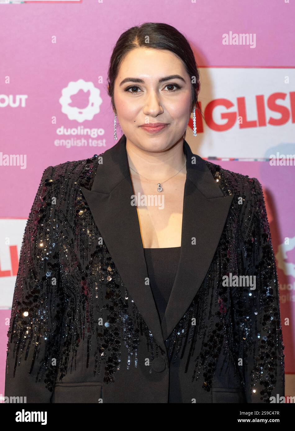 Shadee Vossoughi attends Broadway Opening night of play 'English ...