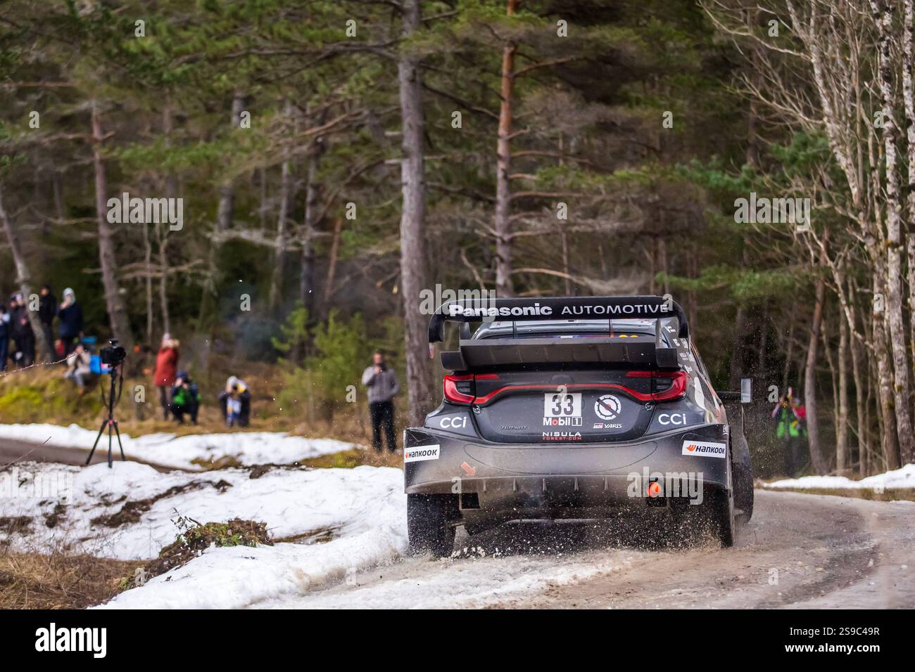 33 Elfyn EVANS, Scott MARTIN, Toyota GR Yaris Rally1, action during the Rallye Automobile Monte ...