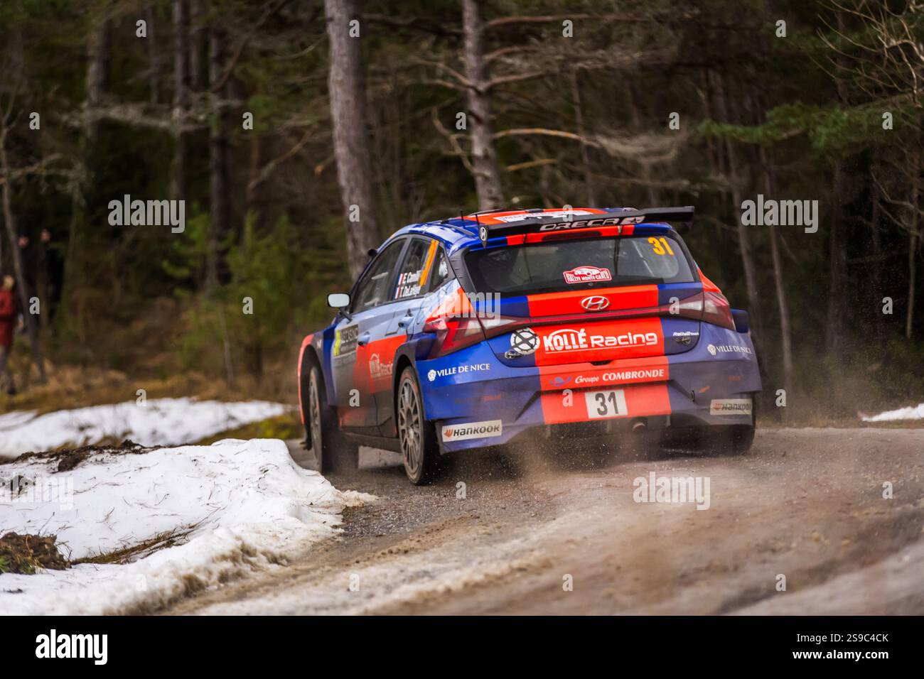 31 Eric CAMILLI, Thibault DE LA HAYE, Hyundai i2ON Rally2, action ...