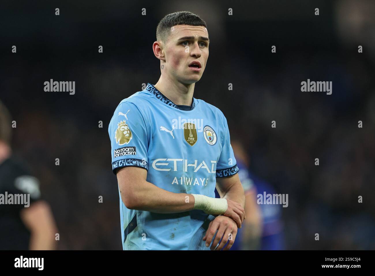 Phil Foden of Manchester City during the Premier League match ...