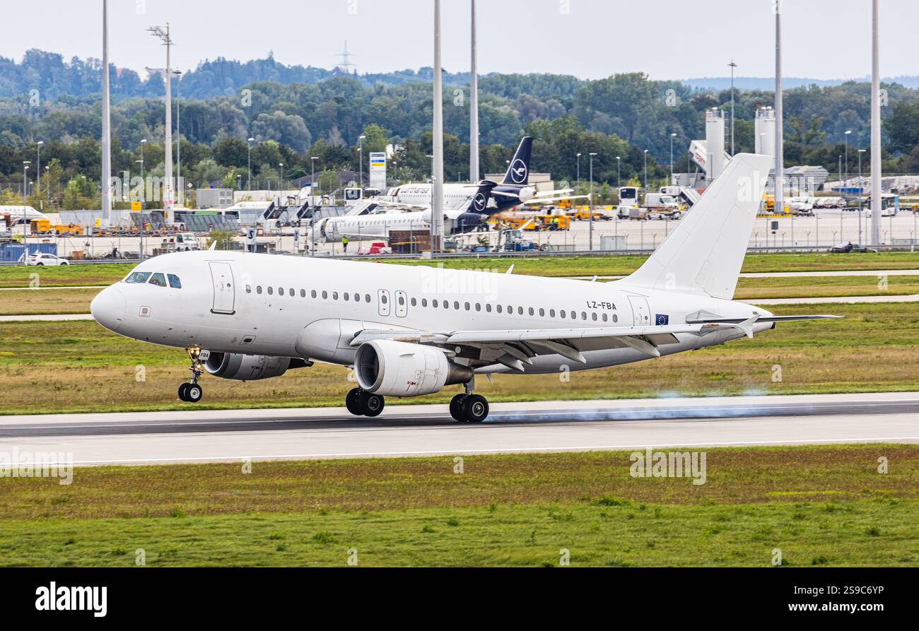 Munich, Germany, 15th Sep 2024: An Airbus A319-112 from GP Aviation ...