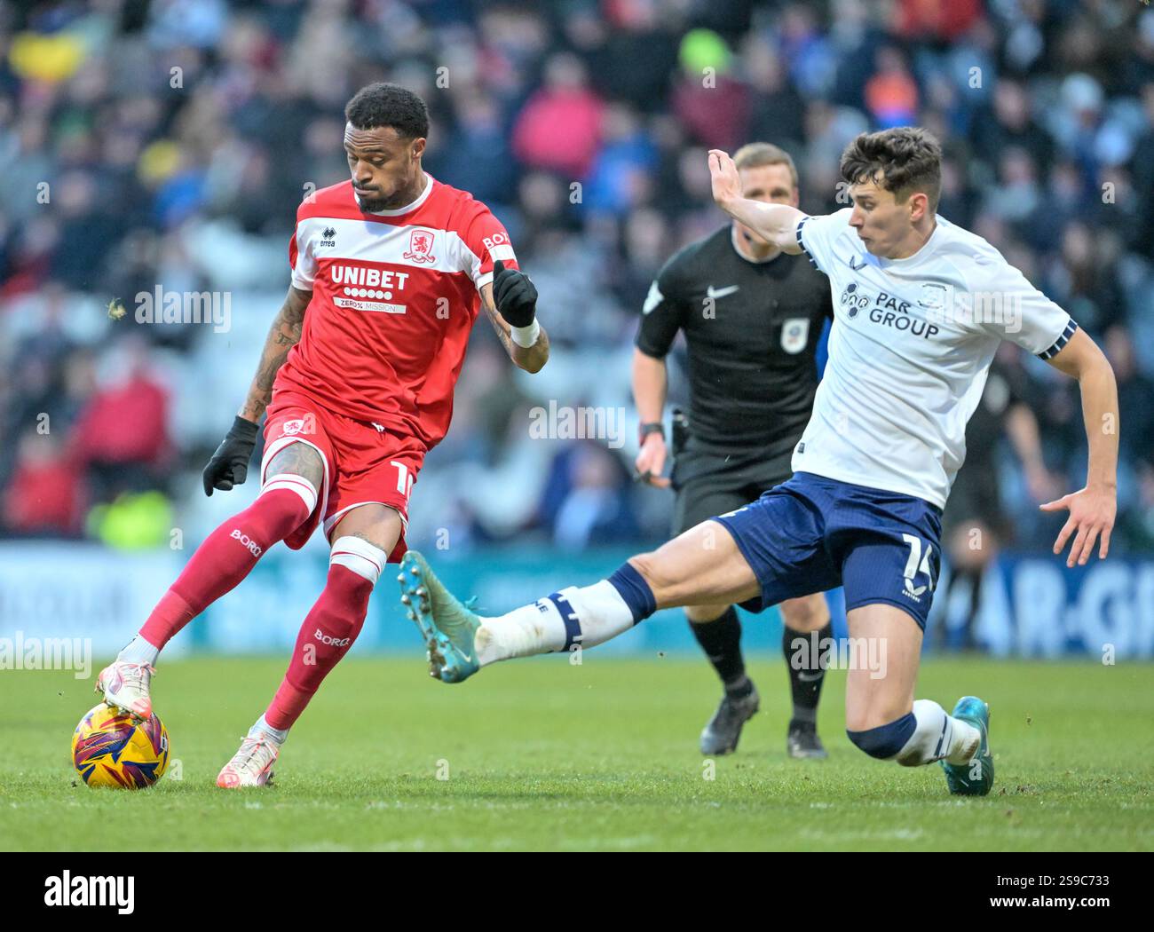 25th January 2025; Deepdale, Preston, England; EFL Championship ...
