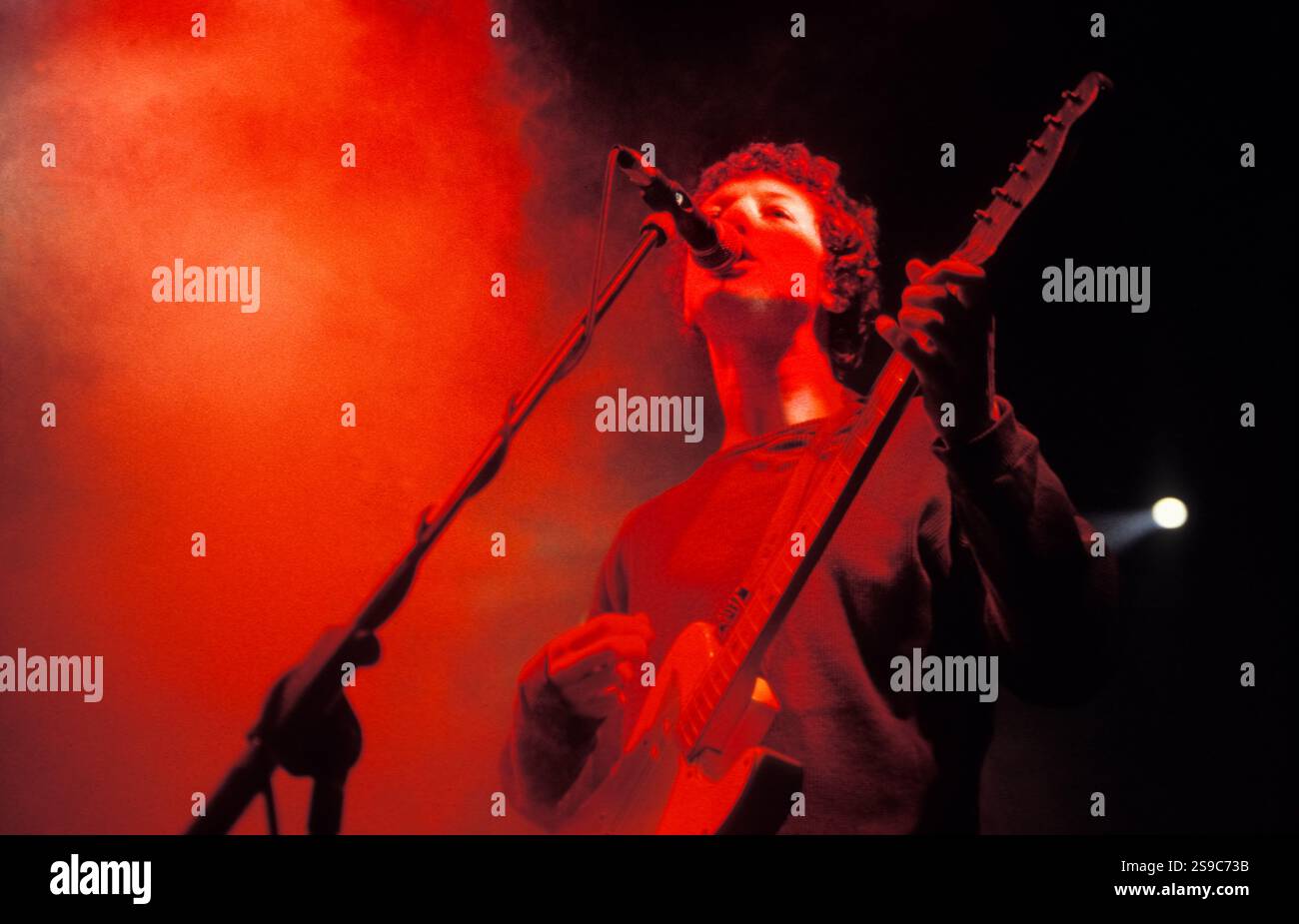 JOHN POWER, CAST, EARLY TOUR 1995: A young John Power of the rock band ...