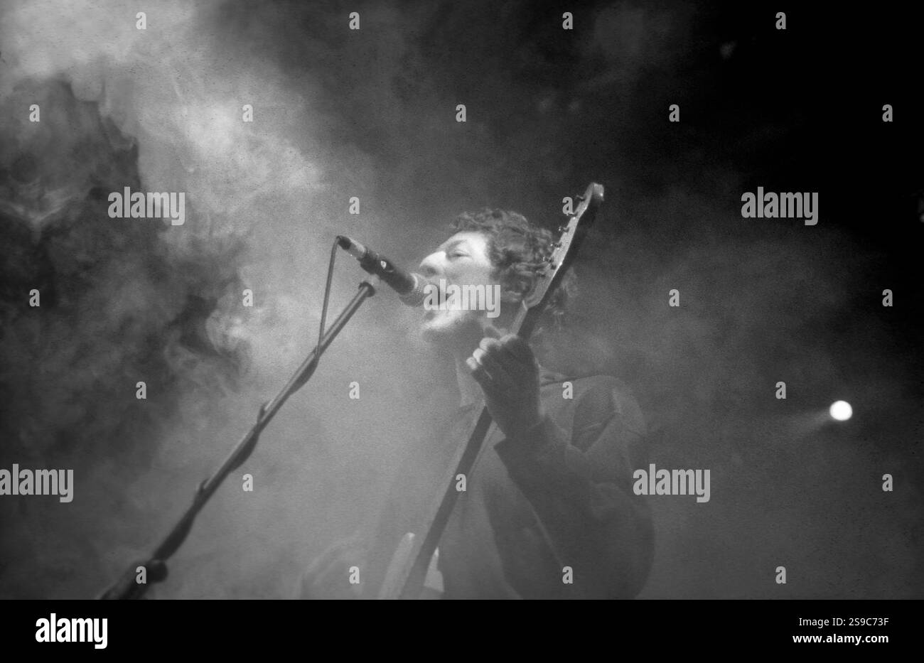 JOHN POWER, CAST, EARLY TOUR 1995: A young John Power of the rock band ...